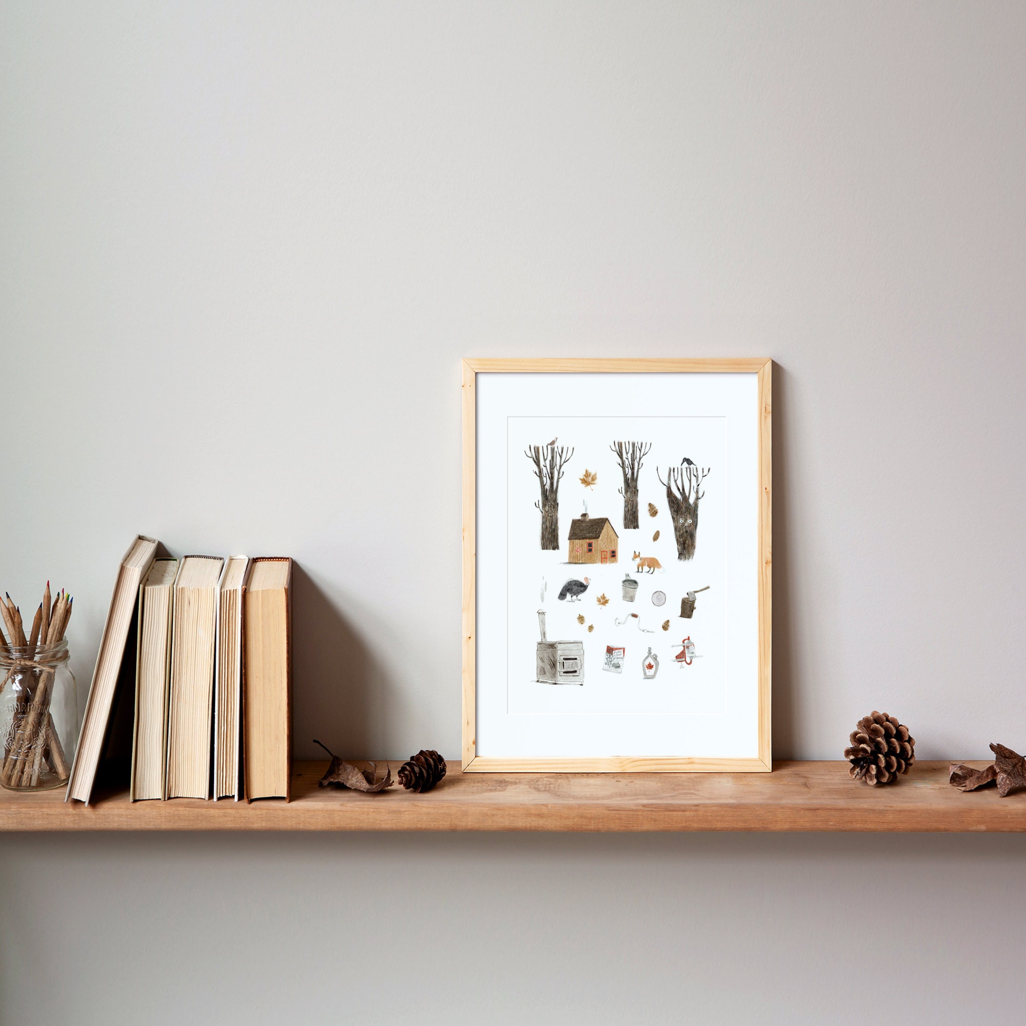 Art Print for Sale Sugar Shack Illustration Spring - Etsy