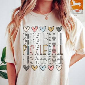Pickleball Valentine Shirt, Cute Pickleballer Tshirt, Pickleball Player ...