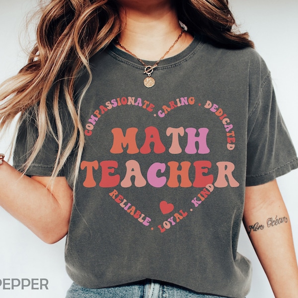 Math Teacher Shirt - Etsy