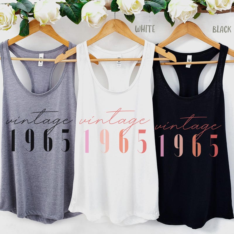 1965 Tank Top Women - Etsy