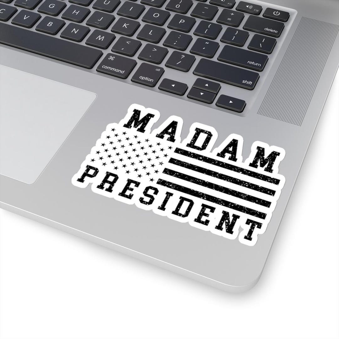 Madam President Sticker, Kamala Harris Sticker, Democrat Label, US ...