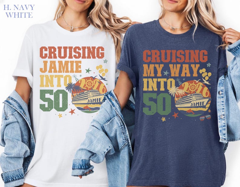 Personalized 50th Birthday Cruise 2026 Shirt, Custom Family Cruise ...
