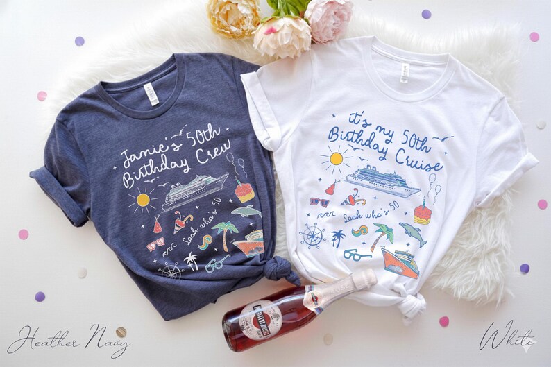 Personalized 50th Birthday Cruise 2026 Shirt, Custom Family Cruise ...