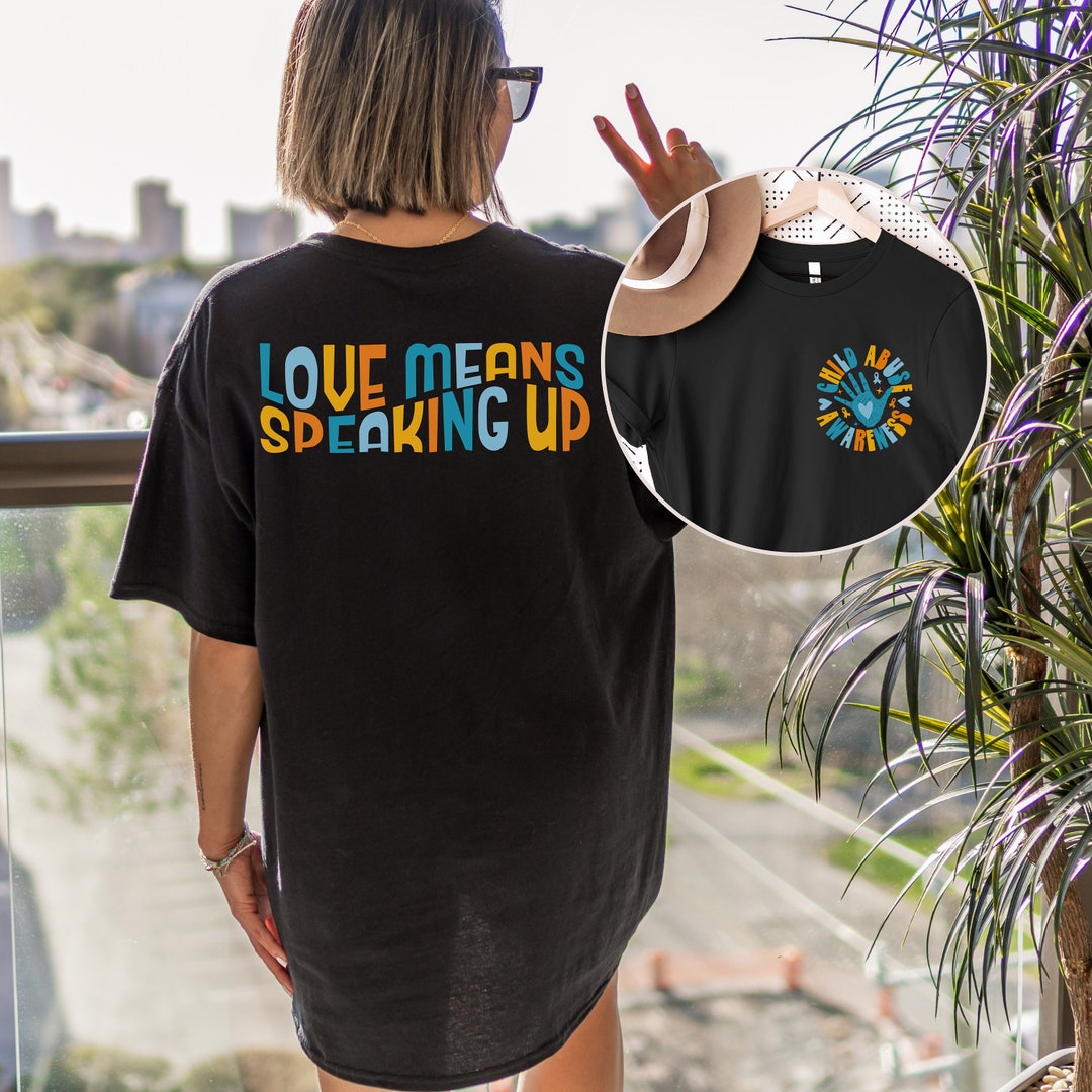 Child Abuse Awareness Shirt, Domestic Violence Mental Health Tshirt ...