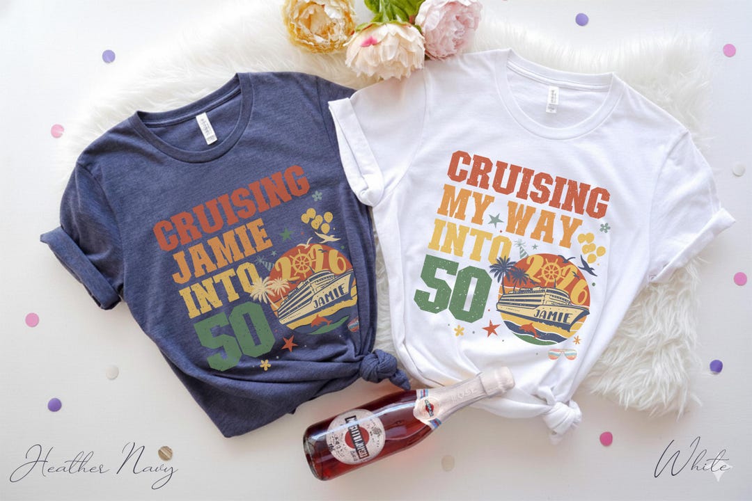 Personalized 50th Birthday Cruise 2026 Shirt, Custom Family Cruise ...