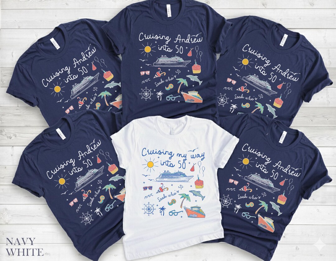 Personalized 50th Birthday Cruise 2026 Shirt, Custom Family Cruise ...