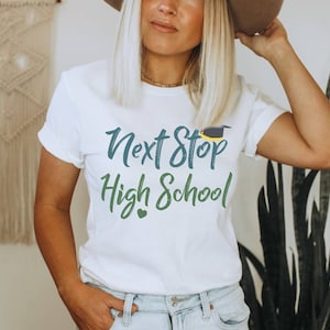 Next Stop High School Shirt, Funny 8th Grade Graduation Tshirt, Middle ...