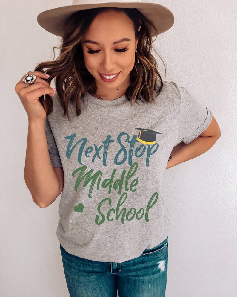 5th Grade Graduation Gifts, Next Stop Middle School Shirt, Last Day of ...