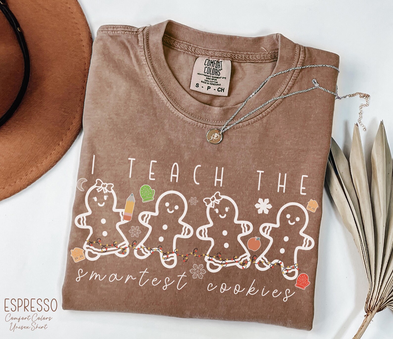 Teacher Gingerbread Man Shirt, Comfort Colors® Christmas Team Shirt ...