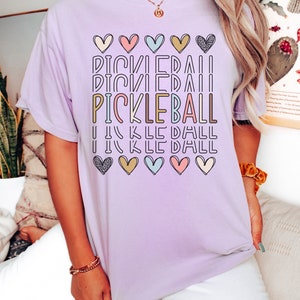 Pickleball Valentine Shirt, Cute Pickleballer Tshirt, Pickleball Player ...