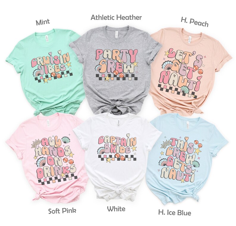 Nautical Bachelorette Party Shirts, Funny Beach Bachelorette Cruise ...