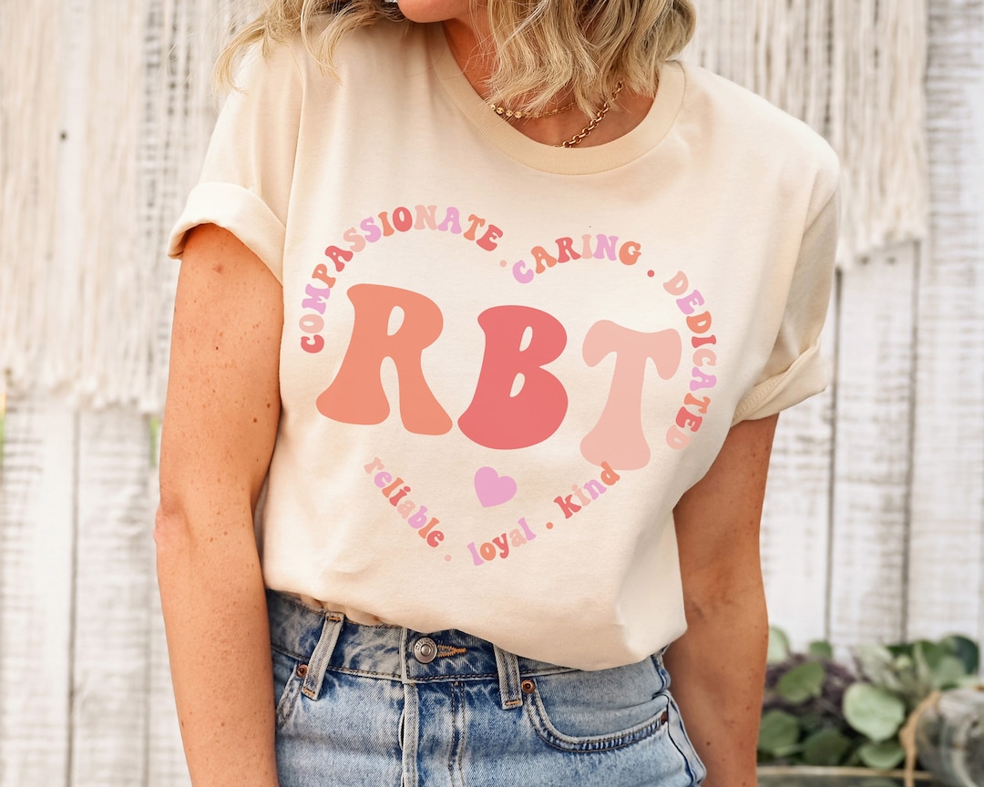Pink RBT Valentines Day Shirt, Retro Registered Behavior Technician ...