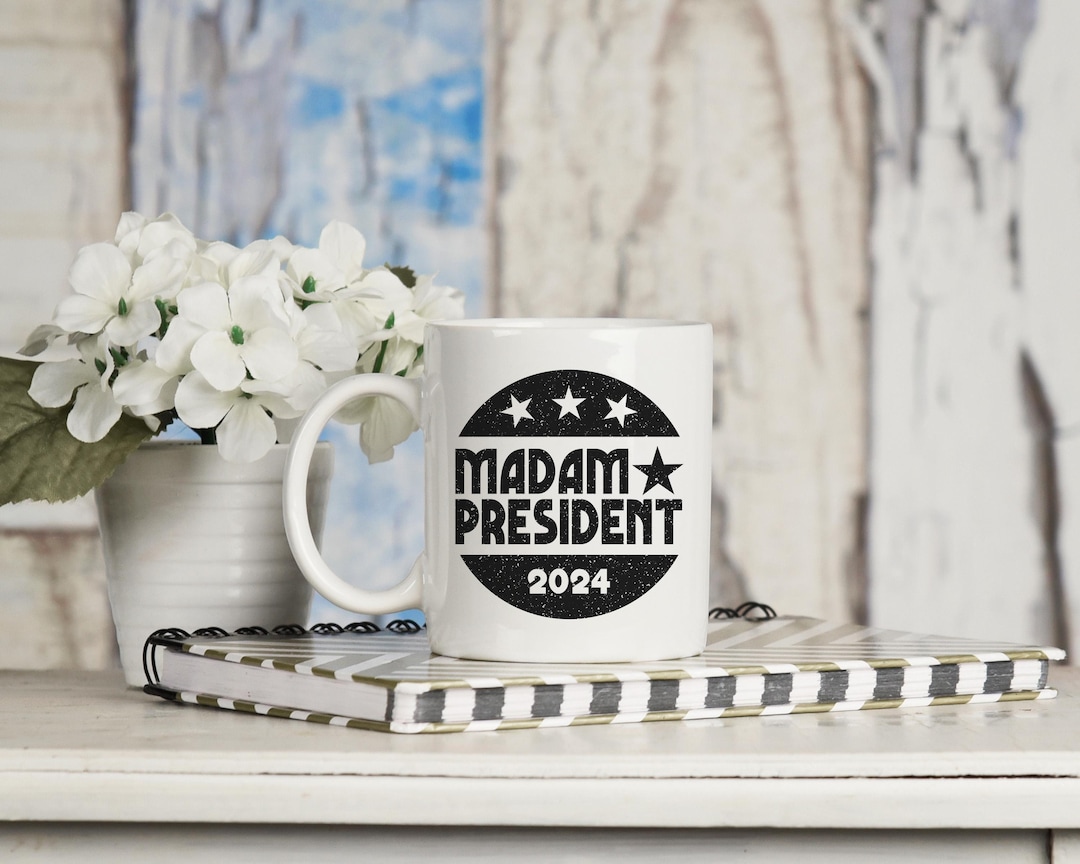 Madam President Mug, Kamala Harris Mug, Democrat Coffee Mug, US ...