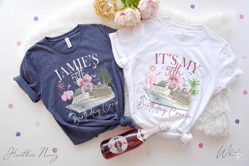 Personalized 50th Birthday Cruise 2026 Shirt, Custom Family Cruise ...