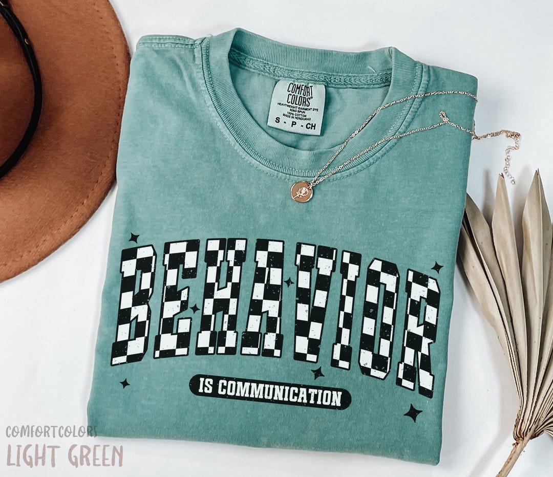 Cute Behavior Analyst Shirt, Behavior is Communication Tshirt, Applied ...