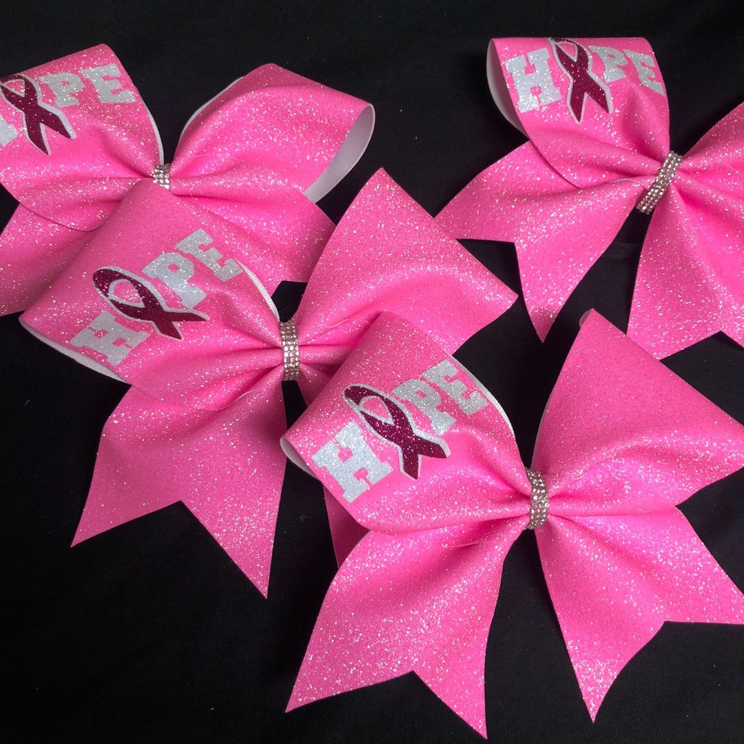 Pink Out Breast Cancer Awarness Cheer Bow Hope BCA Bow Perfect for ...