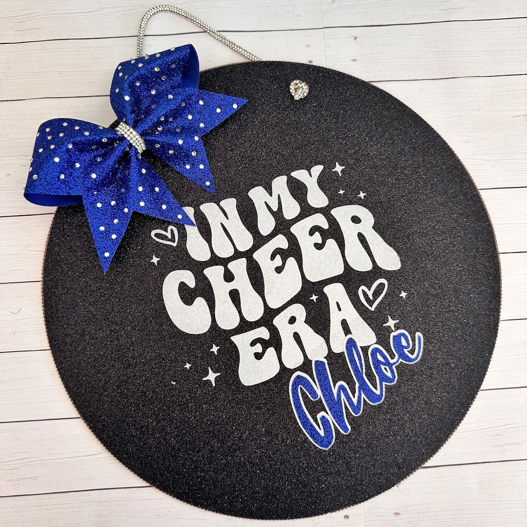 Cheer Wall Hanging Spirit Pin Holder Cheer Clothespins Cheerleader Gift Comp Gift Coach Gift ...