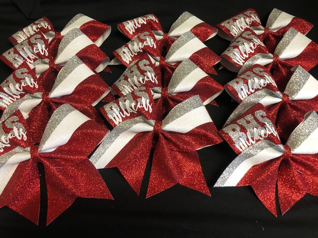 Competition Cheer Bows Cheer Bows Custom Cheer Bows Bulk Cheer - Etsy