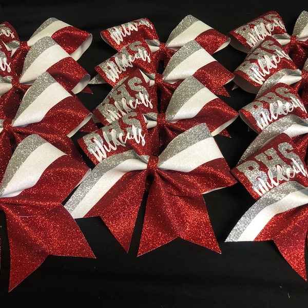 Custom Cheer Bows - Etsy