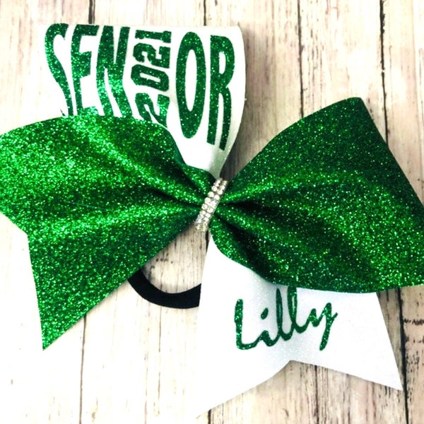 Green Cheer Bow - Etsy