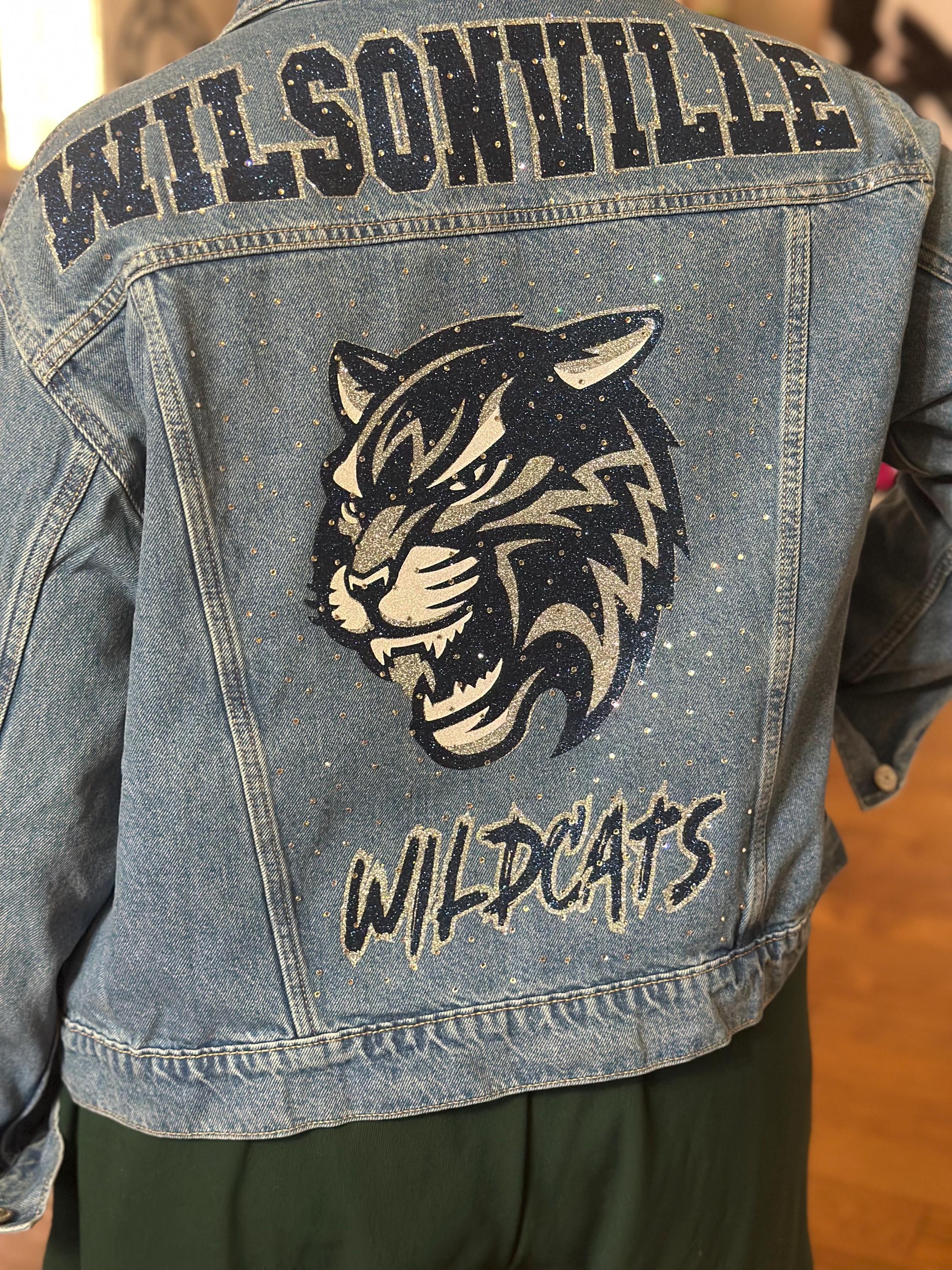 Custom Jean Jacket Game Day Denim Personalized Team Mom Gift - Etsy