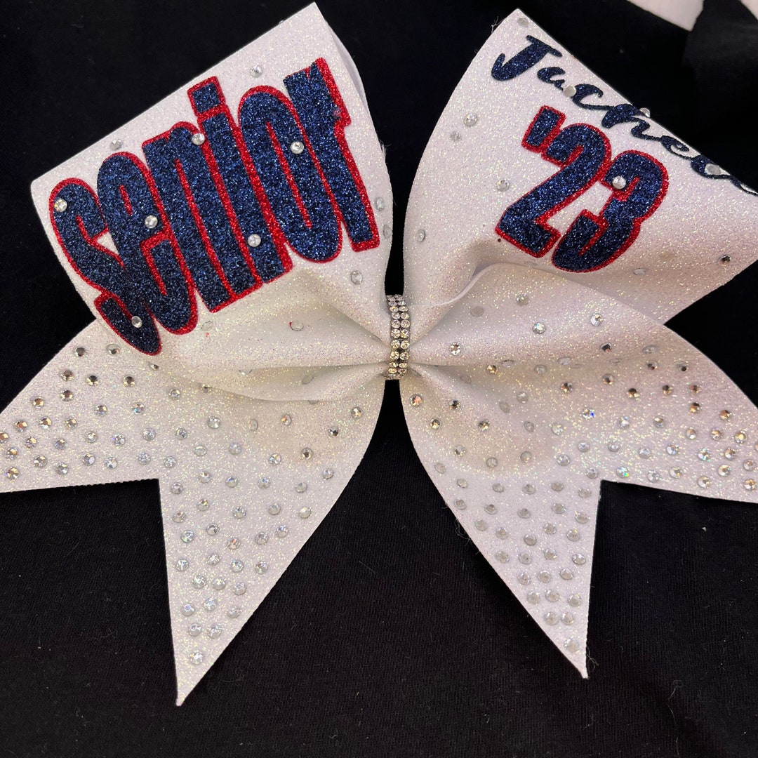 SENIOR Cheer Bow Senior Bow Senior 2025 Gift Senior School Bow Captain ...