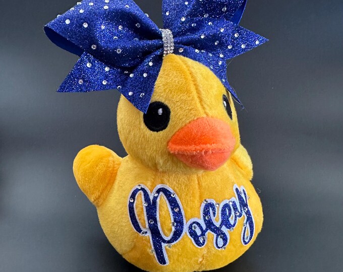 Cheer Duck Plush Large Cheerleader Summit Good Luck Duck, Personalized ...
