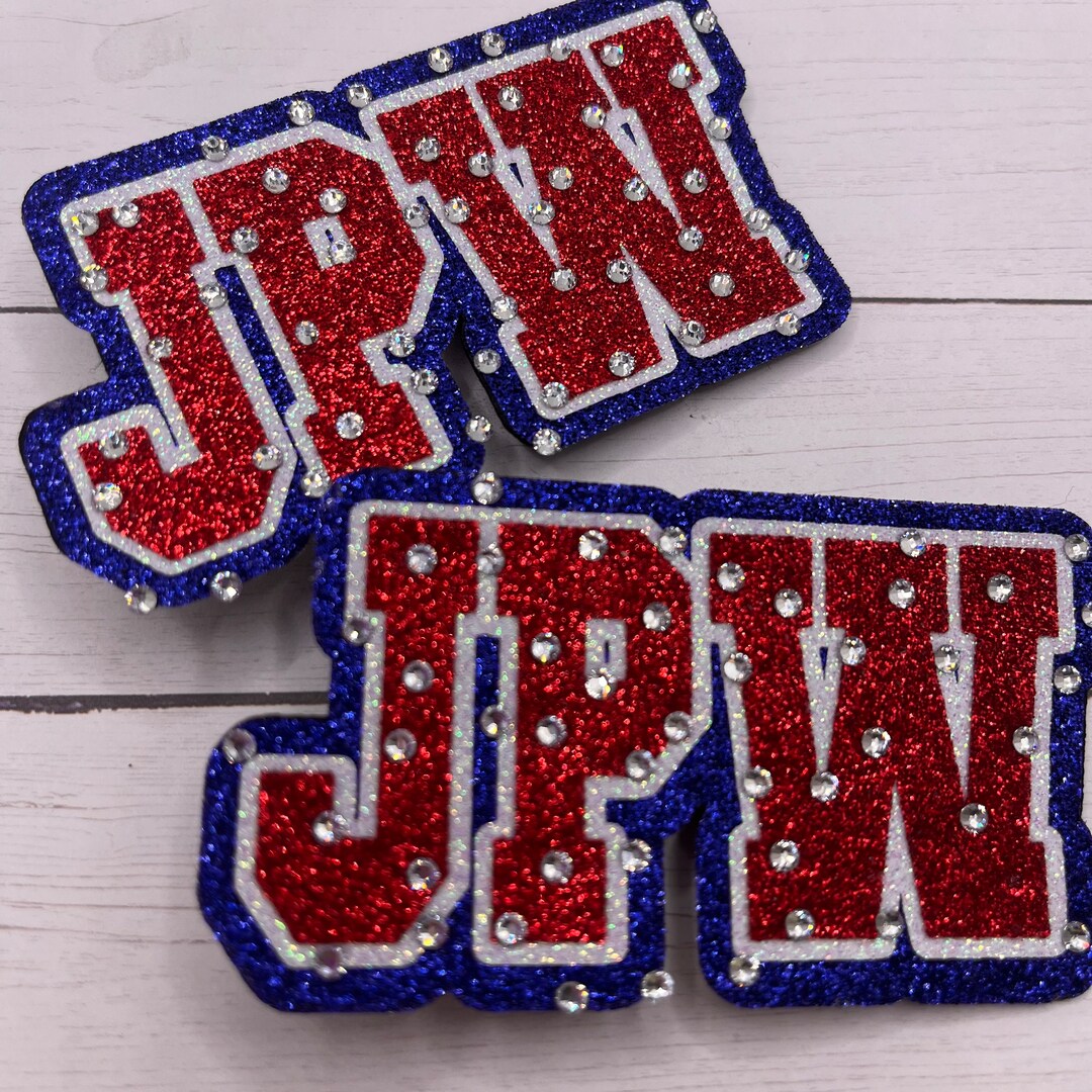 Custom Team Hair Piece Mascot Hair Piece Clip Cheer Pom Hair Piece ...