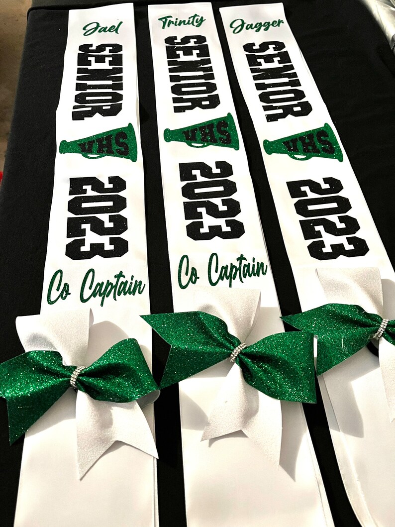 Senior Sash Graduation Sash Graduation Gift Idea Senior Sash for Cheer ...