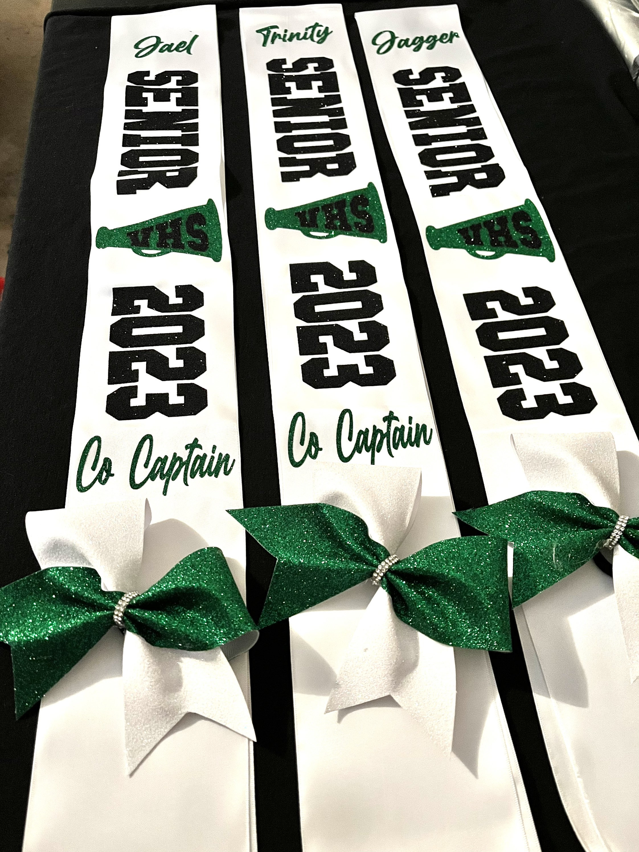 Senior Soccer Sashes Class Of 2025 8 Pcs White Senior 2025 Sashes With ...
