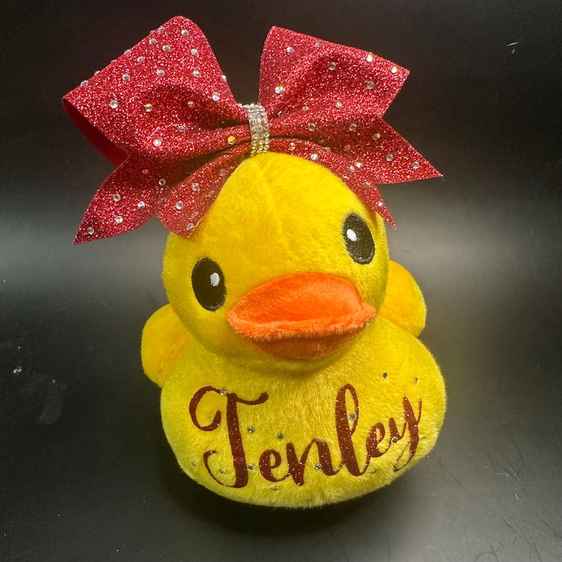 Cheer Duck Personalized Cheer Gift for Competition Gift Good Luck Duck ...