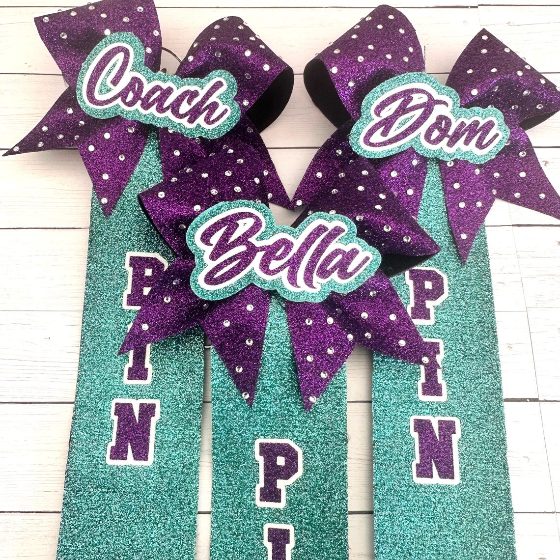 Cheer Coach Gift Coach Pin Me Cheer Competition Gift Pin Me Bow Cheer ...