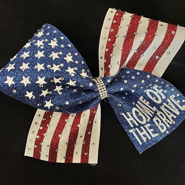 Patriotic Cheer Bow - Etsy