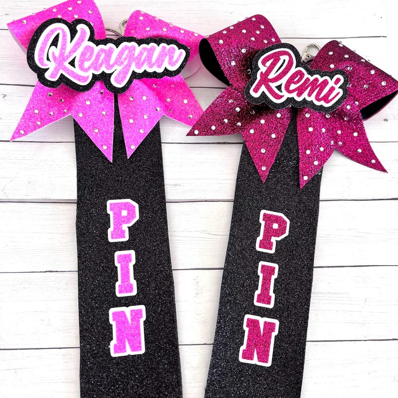 Pink Cheer Pin Ribbon - Etsy