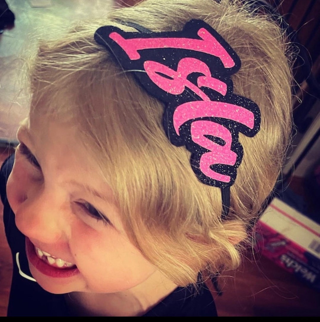Personalized Glitter Headband Custom Headband Birthday Gift for Girl ...