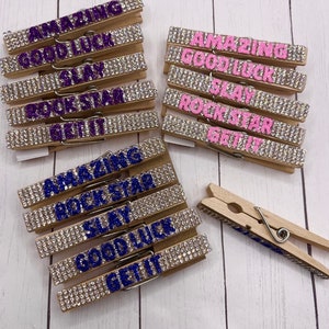 Pin Me Bag Tag Cheer Pin Me Gift Competition Cheer Gift Hot Pink Bag ...