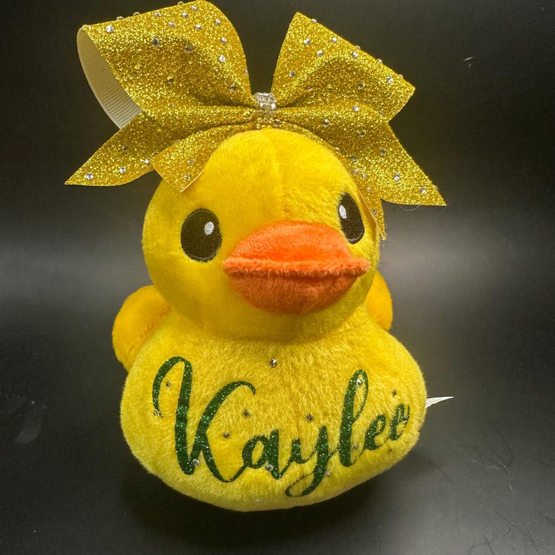 Cheer Duck Personalized Cheer Gift for Competition Gift Good Luck Duck ...