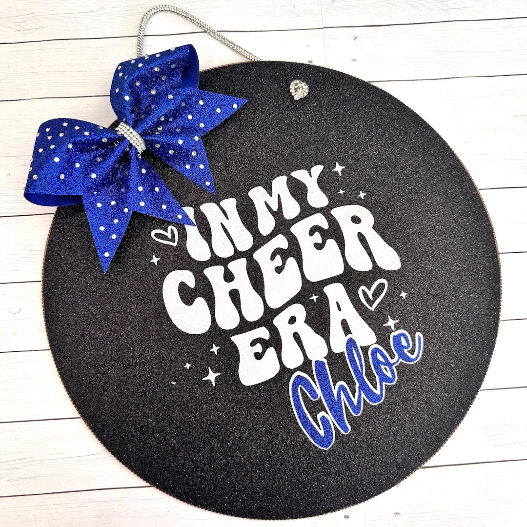 Cheer Wall Hanging Spirit Pin Holder Cheer Clothespins Cheerleader Gift ...