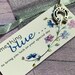 Something Blue Good Luck Crystal Heart and Lucky Horseshoe Charm ...