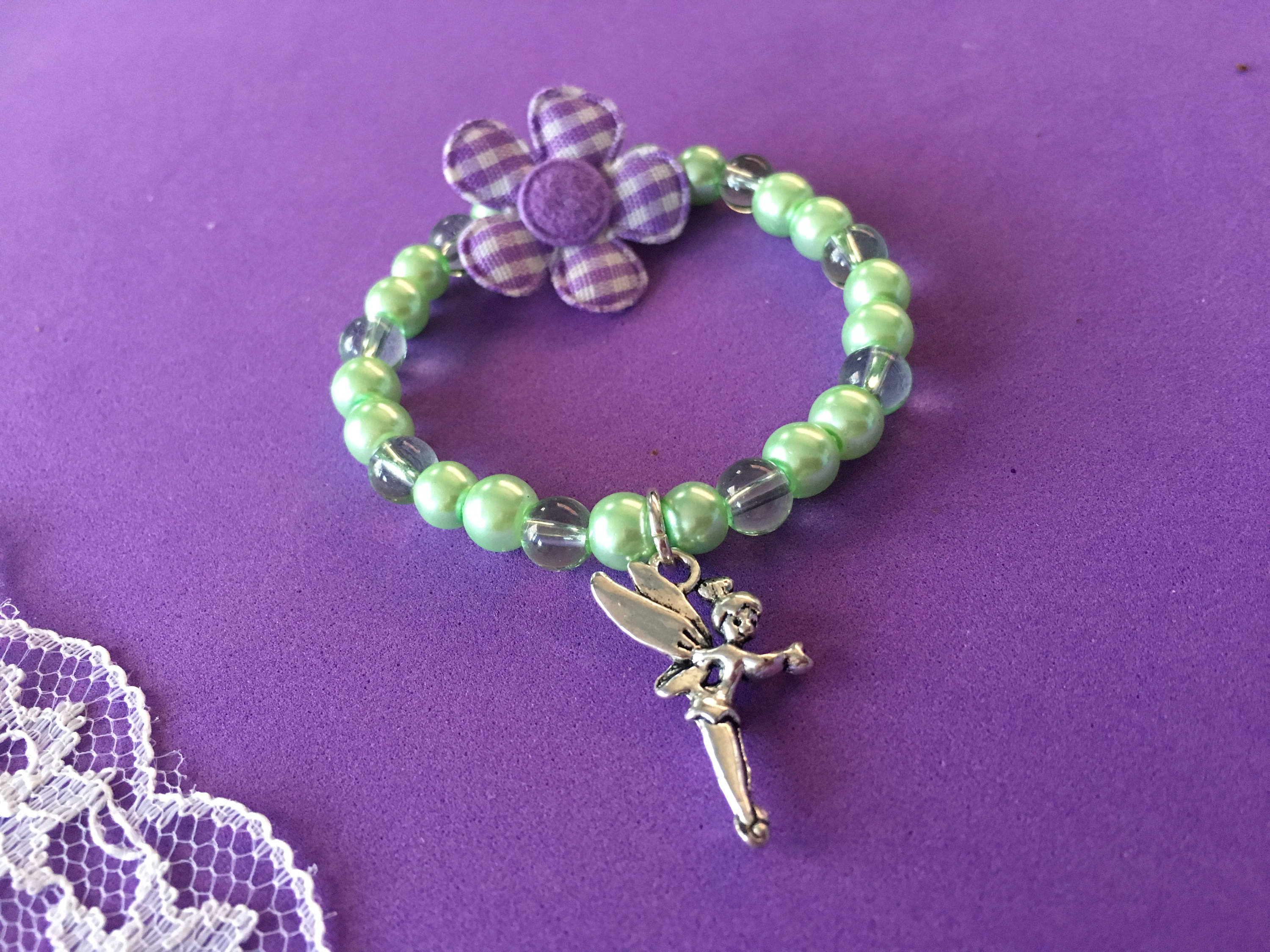 Fairy Bracelet Little Girls Pearl Bracelet with Tibetan | Etsy