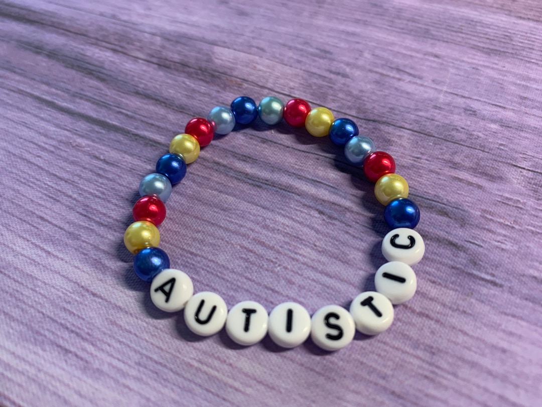Autistic Bracelet, Handmade Autism Awareness Bracelet - Etsy