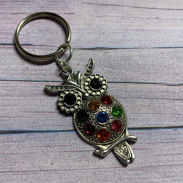 Owl Key Ring - Etsy UK
