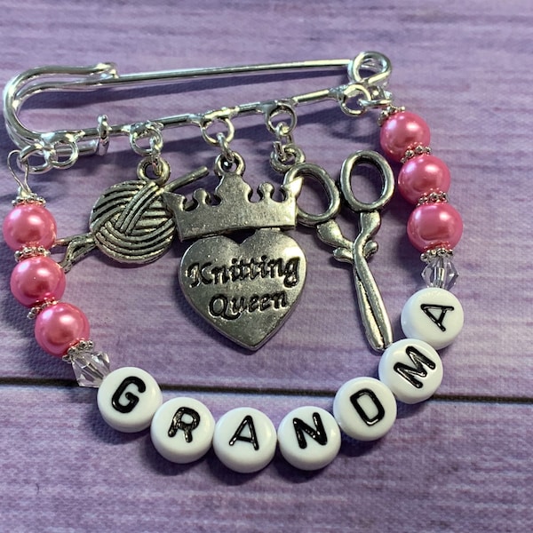 Knitting Brooch - Etsy UK