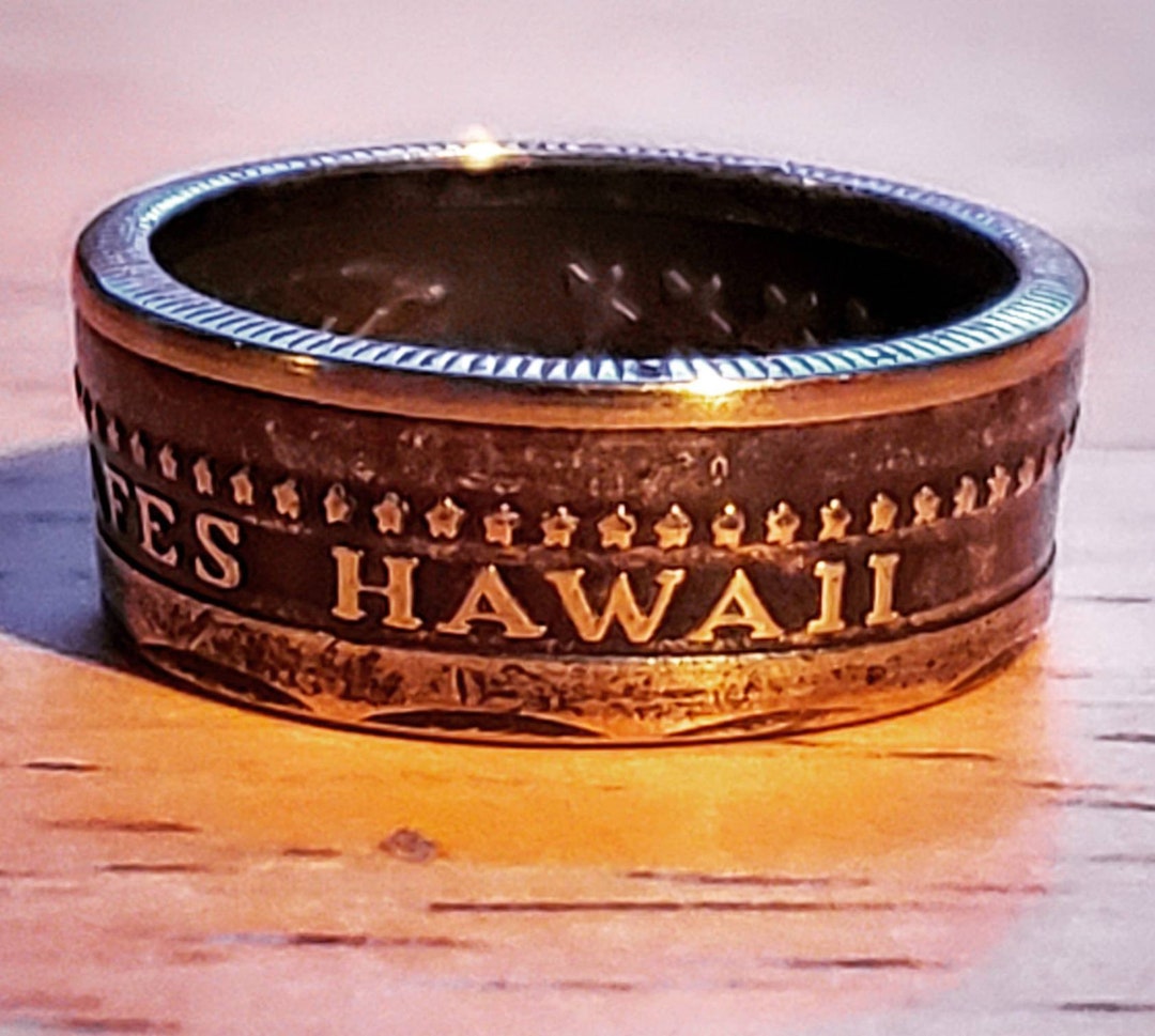 1980's AAFES Hawaii Arcade Token Coin Ring, Size 9-4 With Patina - Etsy