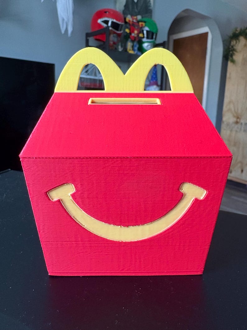 Happy Meal Box - [inspired By] Mcdonalds Coin Bank - Storage Box ...