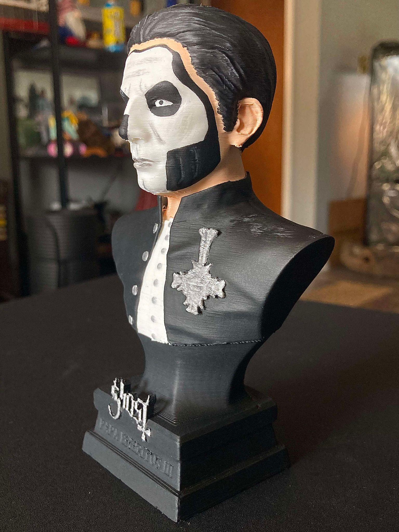 Papa Emeritus 3 Terzo - Hand Painted 3d Print Statue - Knick Knack ...