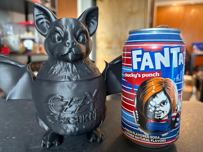Ozzy Osbourne Bat With Removable Head - Candy Dish - Home Decor - Knick ...