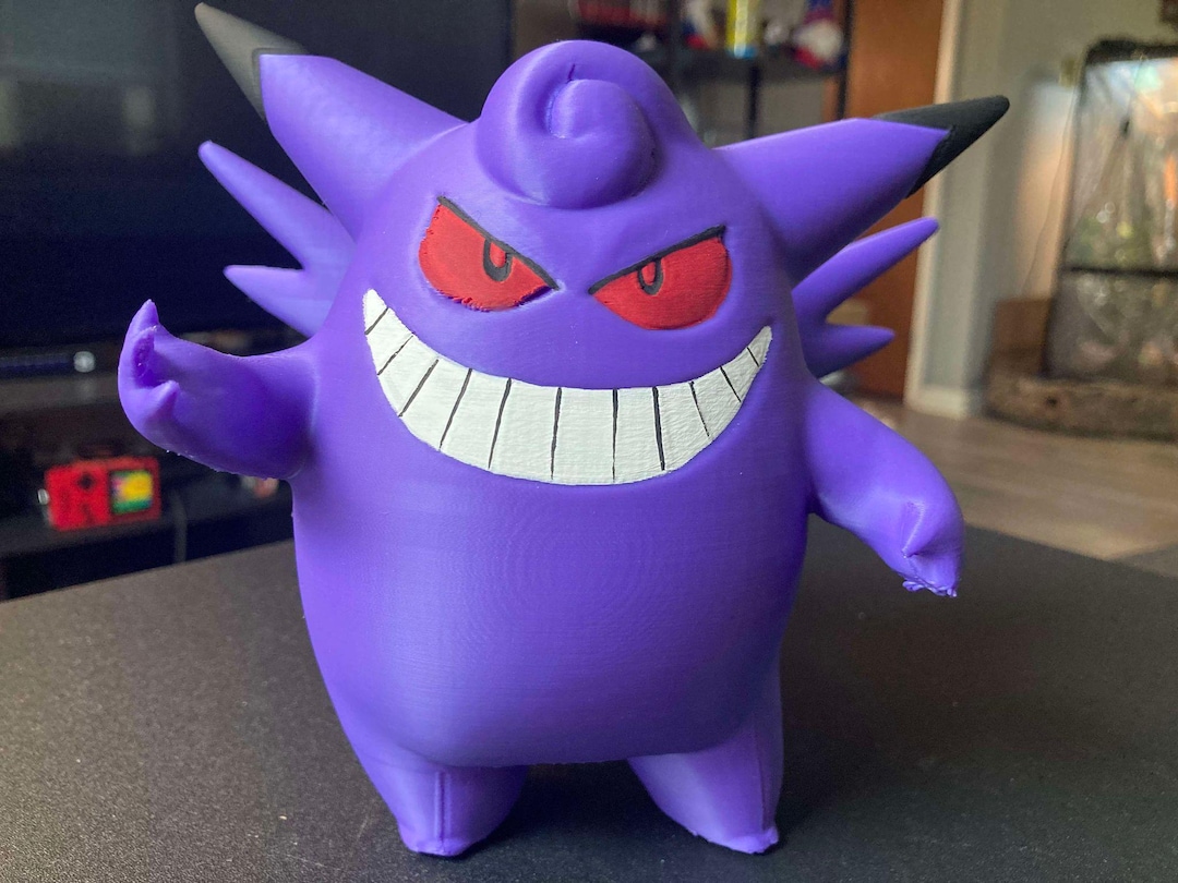 Clefable Gengar Pokémon Figure Toy Model Figure - Decor - Artwork - Etsy