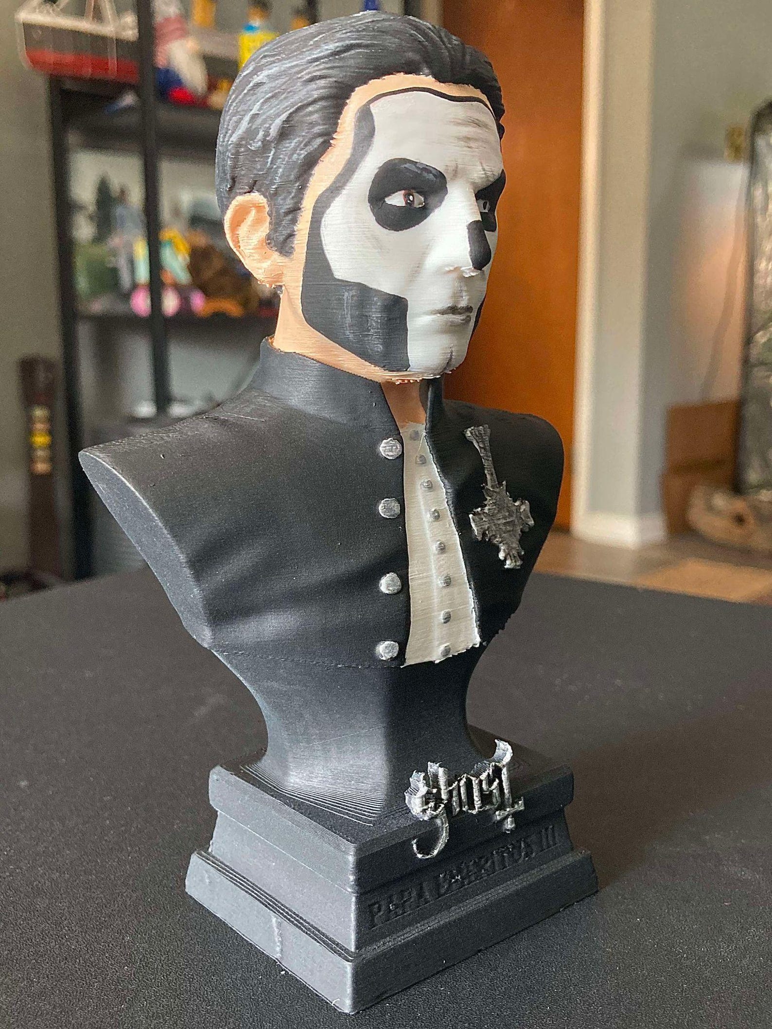 Papa Emeritus 3 Terzo - Hand Painted 3d Print Statue - Knick Knack - Figure - Etsy