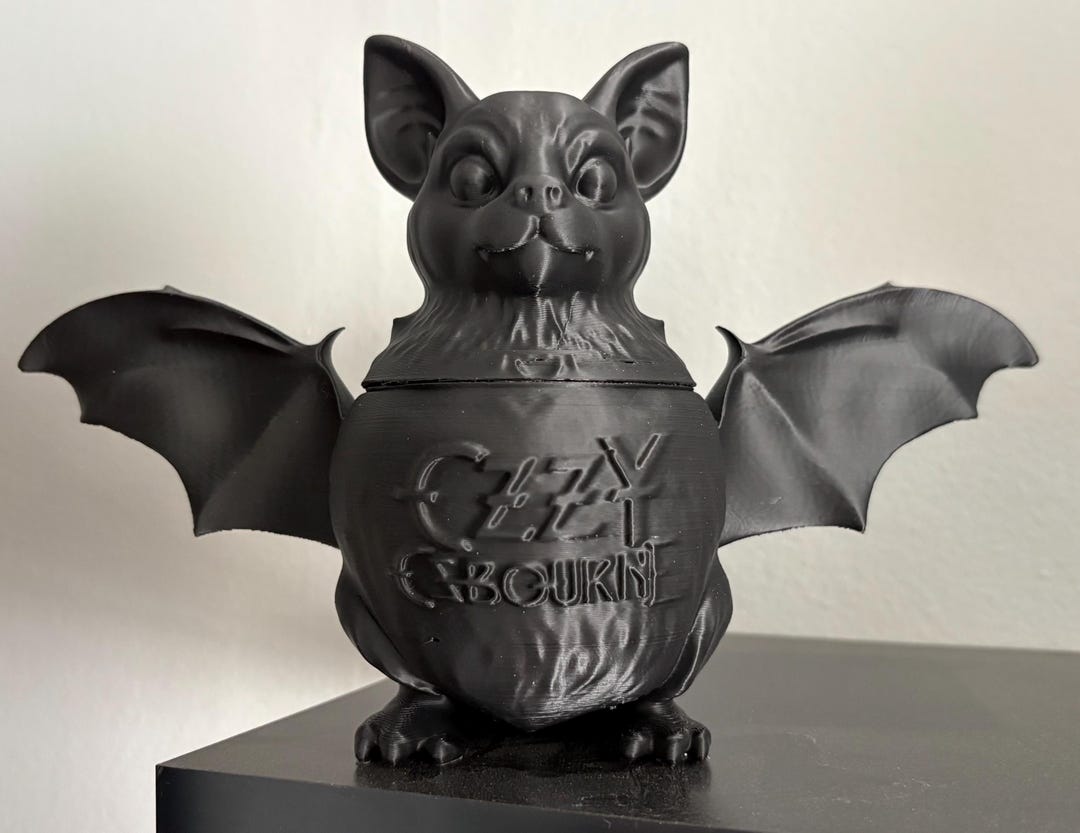 Ozzy Osbourne Bat With Removable Head - Candy Dish - Home Decor - Knick ...